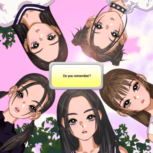 뉴진스 데뷔 3주년, 실사 없이 애니메이션 영상만 공개